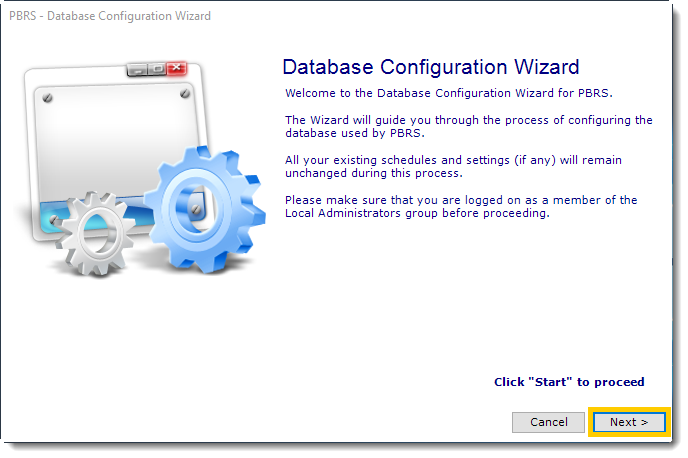 How Do I Install And Configure Pbrs To Use My Existing Database Server 2358